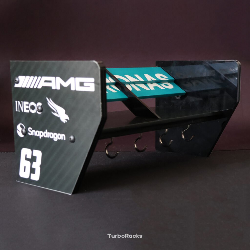 Racecar-Spoiler Wall Shelf | TurboRacks