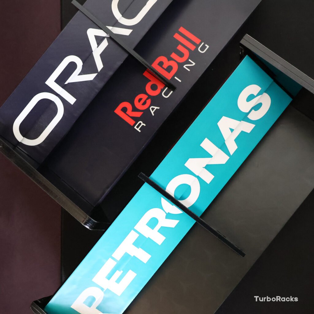 Racecar-Spoiler Wall Shelf | TurboRacks