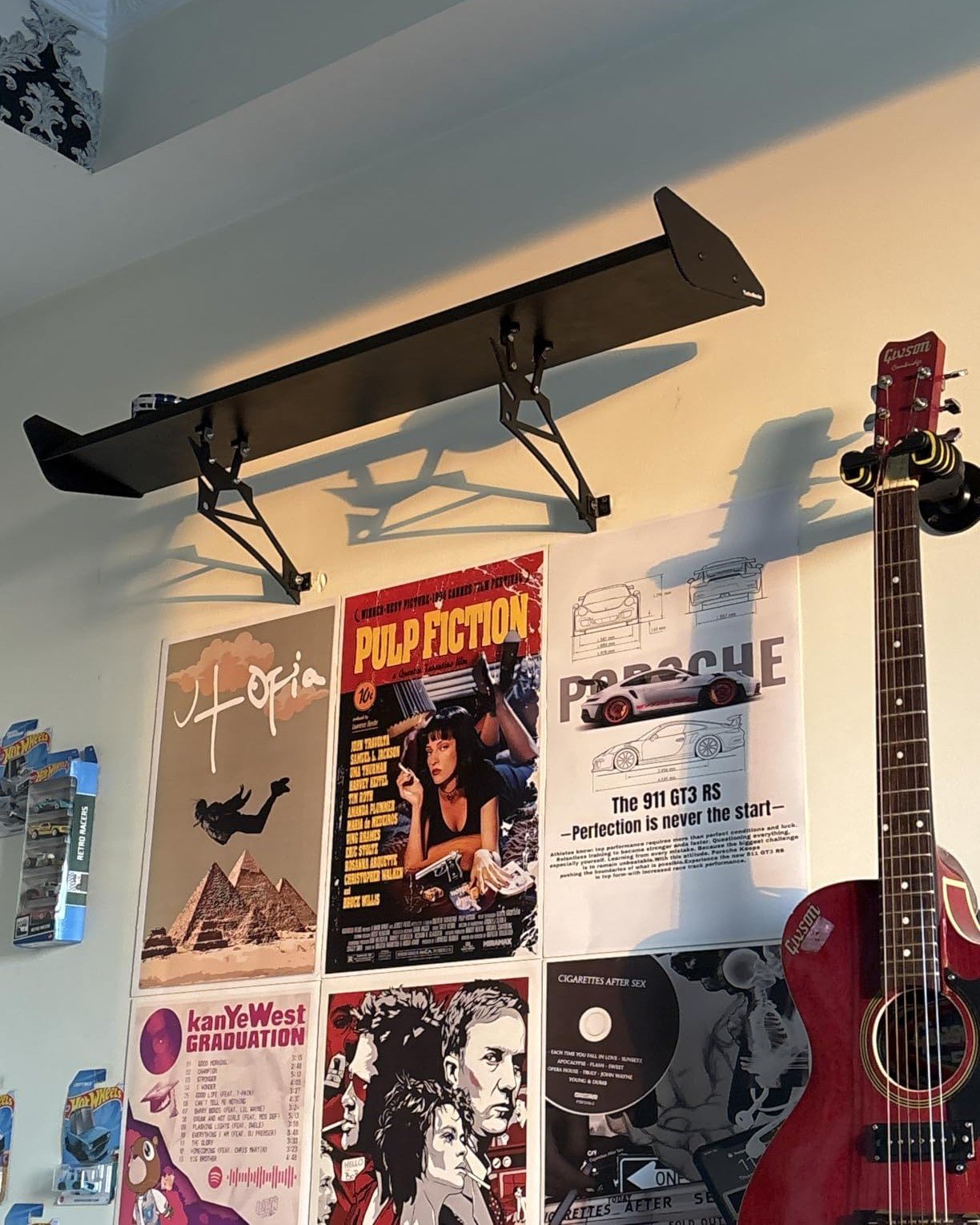 Racecar-Spoiler Wall Shelf | TurboRacks